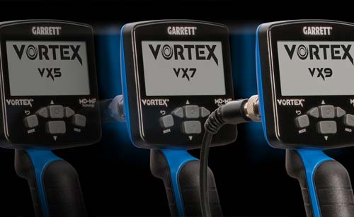 Metalldetektor Garrett Vortex VX5 VX7 VX9