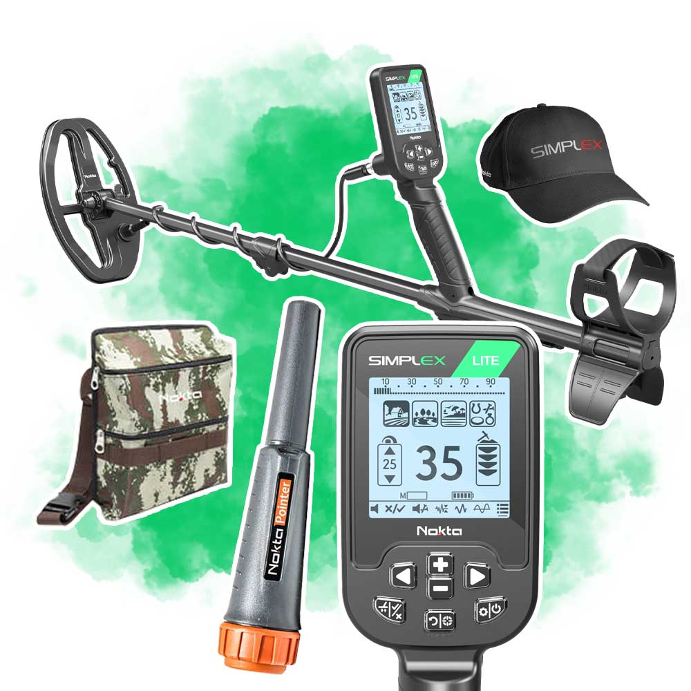 Metalldetektor Nokta Simplex LITE mit Nokta Pointer